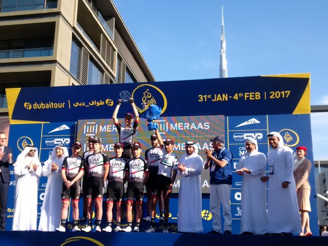 Team UAE best team and Mirza the most determined rider - UAE team Emirates