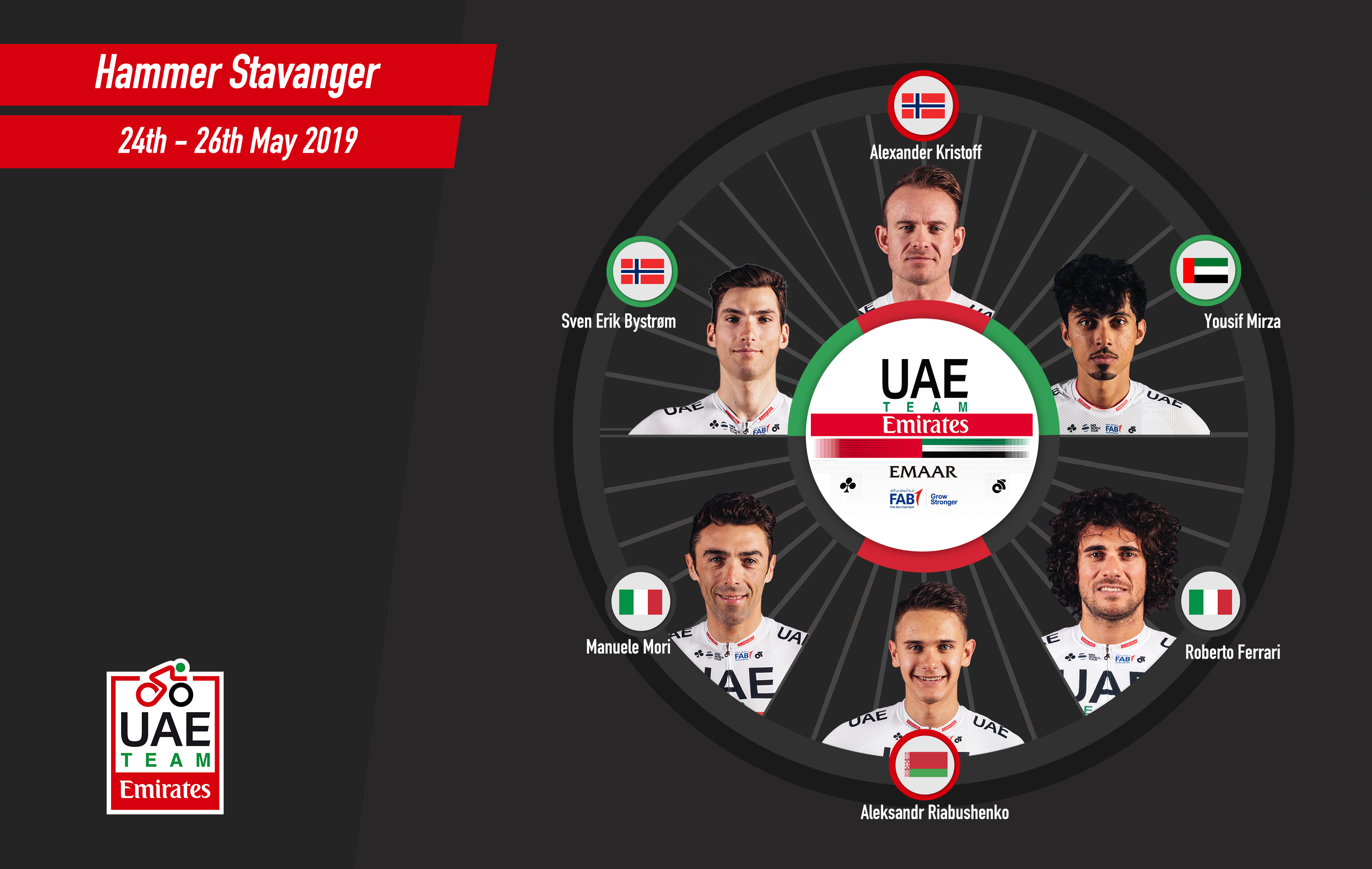 UAE Team Emirates for the first round of the Hammer Series - UAE team ...