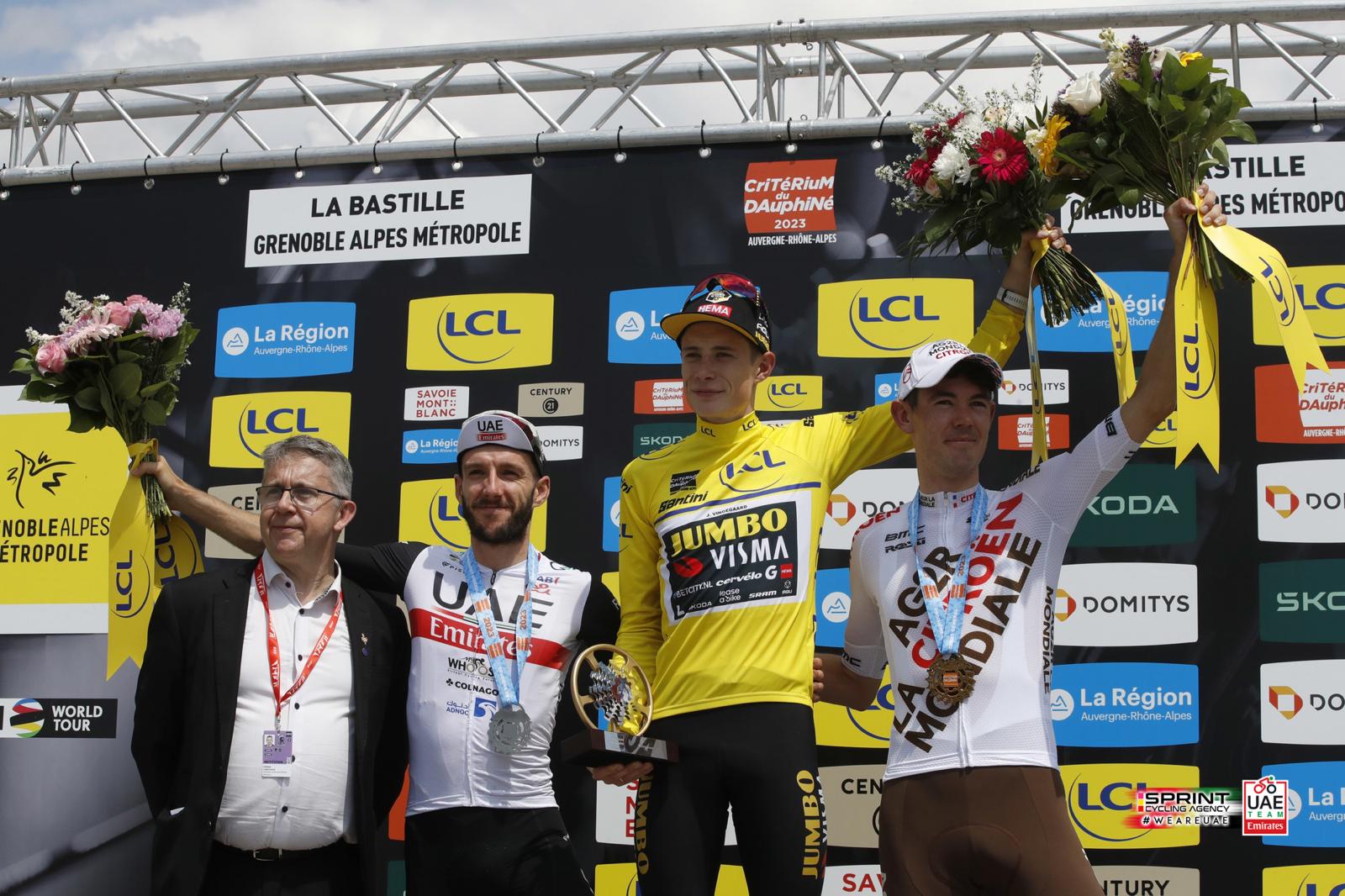 Yates seals overall podium at Dauphine - UAE team Emirates